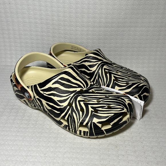 CROCS | Shoes | Nwt Crocs Classic Animal Print Sandals Women | Poshmark
